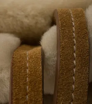 Prada Shearling Leather Tote Bag