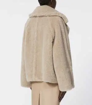 Max Mara Alpaca-cashmere-silk Teddy Jacket