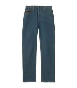 Burberry Heavyweight Mid-rise Straight Jeans