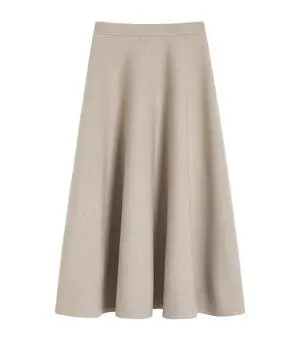 Max Mara Jersey Tech Midi Skirt
