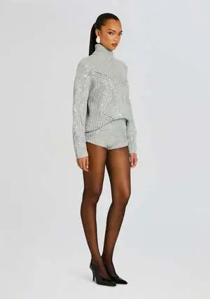Retrofete Camden Embellished Sweater - Grey/silver