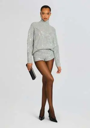 Retrofete Camden Embellished Sweater - Grey/silver