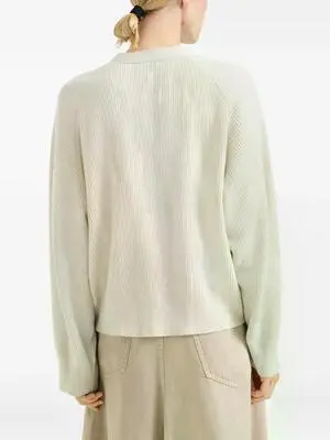 Brunello Cucinelli Ribbed Pocket Cardigan - Neutrals