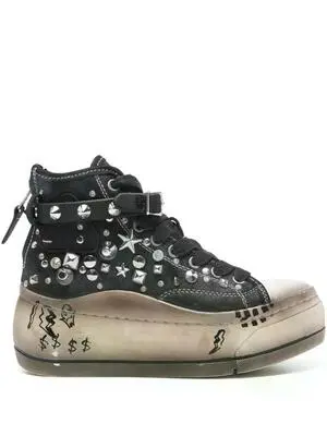 R13 Stud-embellished Flatform Sneakers