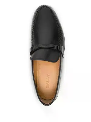 Bally Buckle Detail Loafers