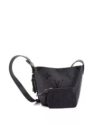 LOUIS VUITTON All In Monogram Empreinte Giant Bb Bucket Bag