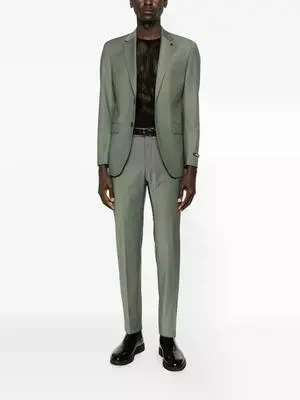 Karl Lagerfeld Button Notch-lapel Blazer