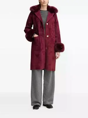 Joseph Ribkoff Faux-fur Trim Coat