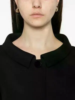 Valentino Garavani Collared Jacket With Flap Pockets - Black