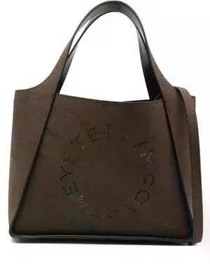 Stella McCartney Logo Detail Tote Bag - Brown