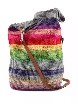 Loewe Slit Tote Straw Bucket Bag