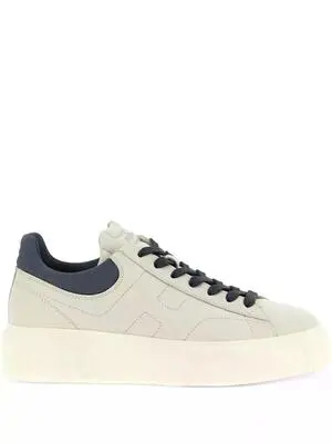 Hogan H-stripes Leather Sneakers - Neutrals