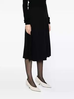 TOTEME Fluid Midi Skirt - Black