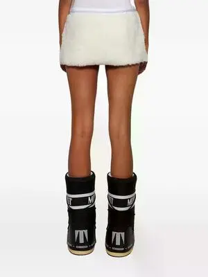 Natasha Zinko Shearling Mini Skirt