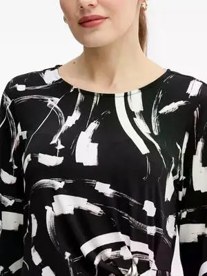 Joseph Ribkoff Graphic-print Knot Top