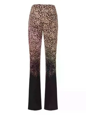 Just Cavalli Leopard-print Gradient Trousers
