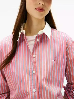Tommy Hilfiger Striped Point Collar Shirt