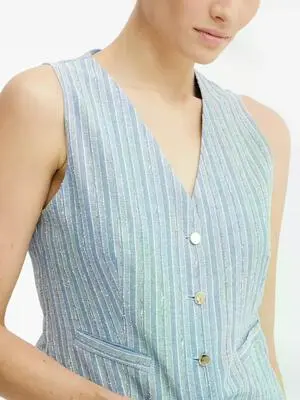 FRACOMINA Striped Buttoned Waistcoat