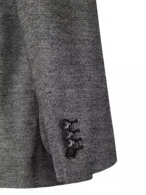 Brioni Herringbone Single-breasted Blazer