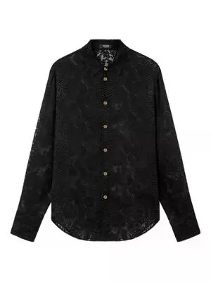 Versace Snakeskin-pattern Shirt