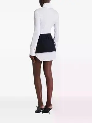 Balmain Belted-waist Mini Skirt