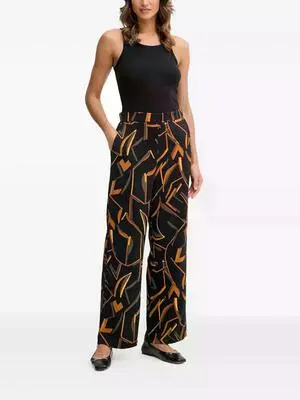 Joseph Ribkoff Geometric-pattern Trousers
