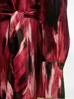 Joseph Ribkoff Tie-waist Printed Dress