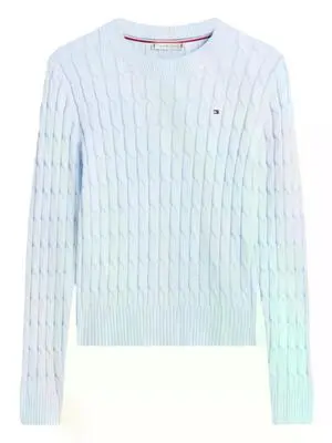 Tommy Hilfiger Cable-knit Logo Sweater