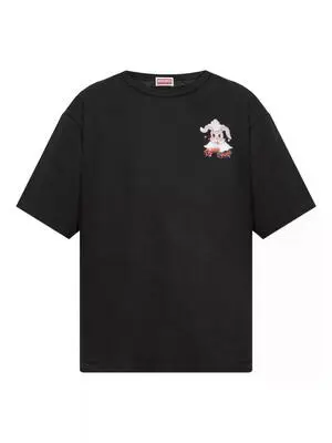 Kenzo Winter Holidays Rabbit-print T-shirt