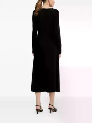 Joseph Ribkoff Long-sleeve Gathered Midi Dress