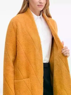 Joseph Ribkoff Chevron Pocket Coat - Orange