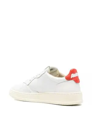 AUTRY Perforated Logo Sneakers - Neutrals