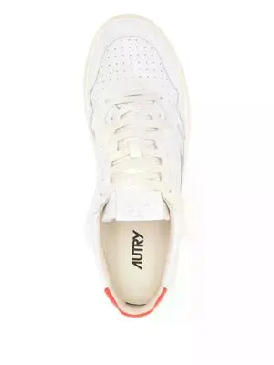 AUTRY Perforated Logo Sneakers - Neutrals