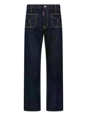 Dsquared2 70's Regular" Dark Wash Denim Jeans
