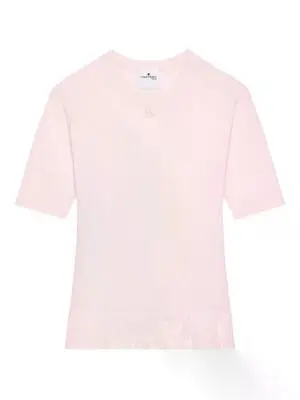 Courreges Embroidered T-shirts For Women