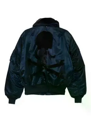 MASTERMIND WORLD X Alpha Industries B-15 Flight Jacket - Blue
