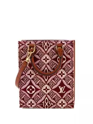 LOUIS VUITTON Petit Sac Plat Bag Limited Edition Since 1854 Monogram Jacquard - Brown