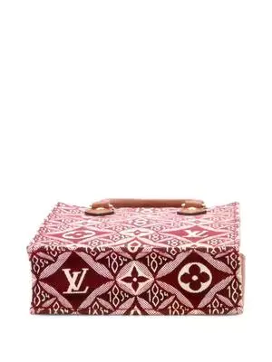 LOUIS VUITTON Petit Sac Plat Bag Limited Edition Since 1854 Monogram Jacquard - Brown