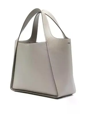 Stella McCartney Studded-logo Tote Bag - Grey