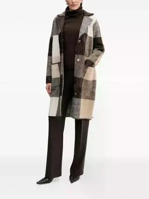 Joseph Ribkoff Checkered Patch Pocket Coat