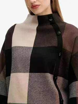 Joseph Ribkoff Check Button Sweater
