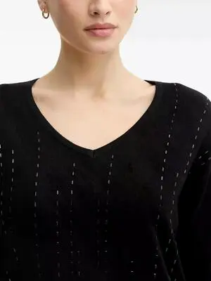 Joseph Ribkoff Embellished V-neck Jumper