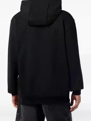 Philipp Plein Appliquéd Hooded Sweatshirt