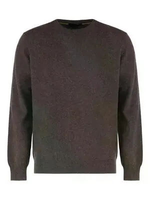 MOORER Orviet-odd Crew-neck Sweater - Brown