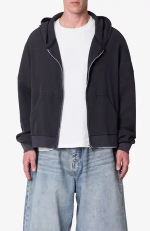 Mnml Thermal Front Zip Hoodie