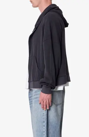 Mnml Thermal Front Zip Hoodie