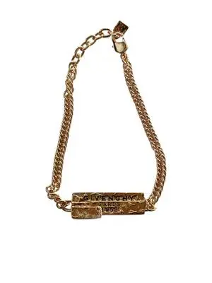 Givenchy Chain Plaque Bracelet - Gold
