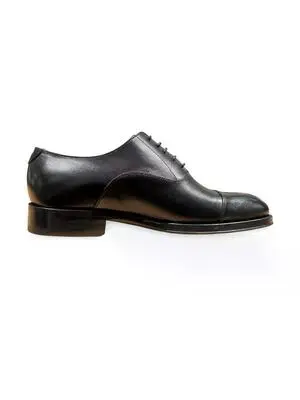 LEYVA Cap-toe Lace-up Oxford Shoes