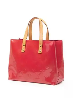 LOUIS VUITTON Monogram Vernis Reade Pm Handbag - Pink