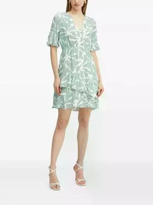 FRACOMINA Ruffled Tiered Dress
